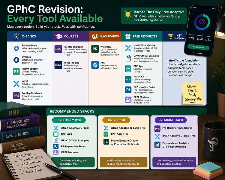 Best GPhC Registration Assessment Revision Tools (2026)