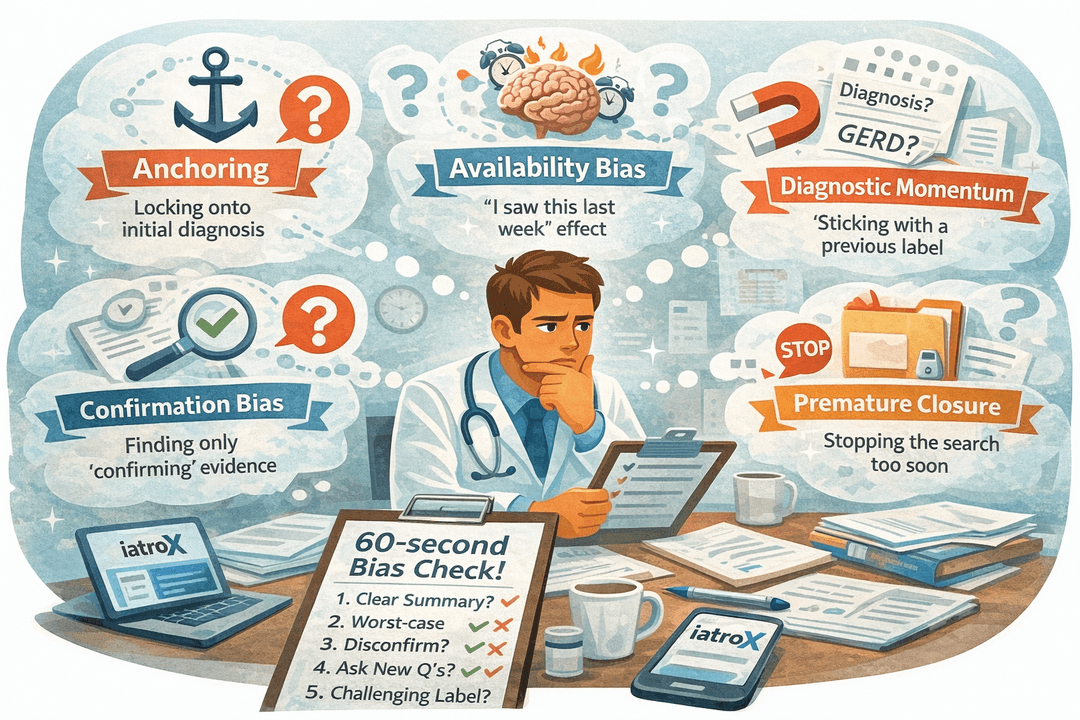 Anchoring, Availability & More: 5 Cognitive Biases That Mislead Diagnoses